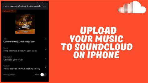 How To Upload Music To Soundcloud On Iphone Youtube