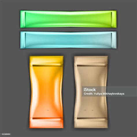 브랜드와 제품 디자인에 대 한 서식 파일 이랑입니다 독특한 디자인으로 절연된 현실적인 플라스틱 흐름 팩입니다 브랜딩 및 마케팅