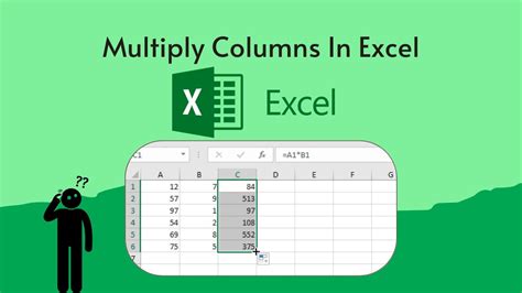 How To Multiply Columns In Ms Excel Youtube