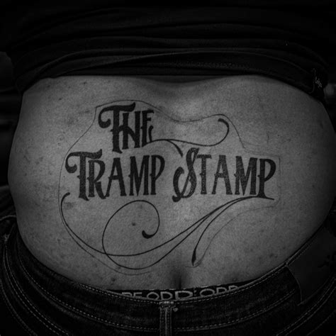 The Tramp Stamp 12 Black On Black