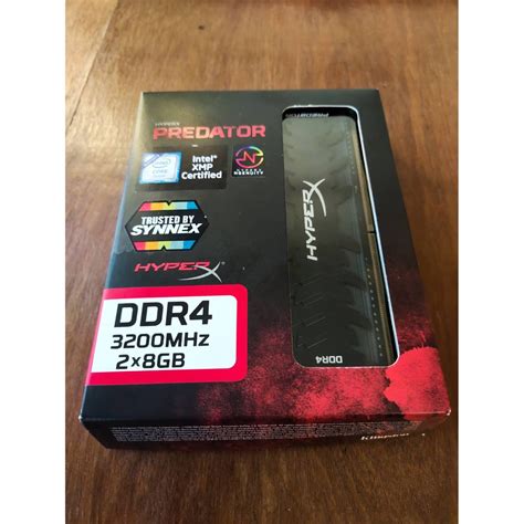 Ram Ddr4 3200 16gb 1 คู่ 8 2 Kingston Hyperx Predator Rgb Hx432c16pb3ak2 16 Shopee Thailand