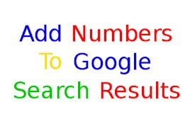 Google Search Results Number Chrome Web Store