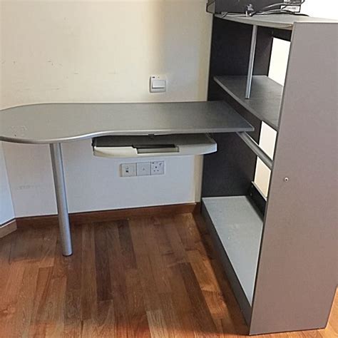 L Shape Computer Table Furniture Home Living Furniture Tables