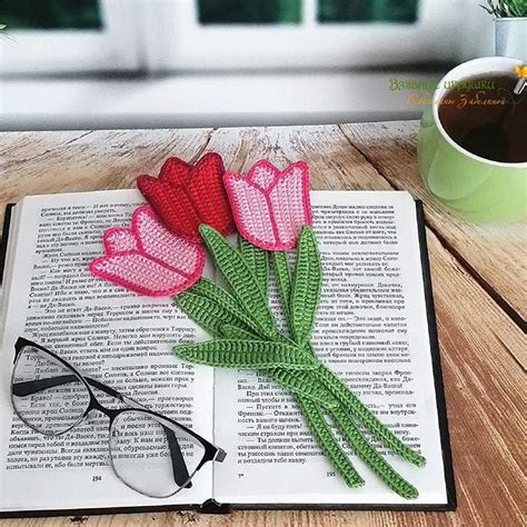 Тюльпан крючком Амигуруми схемы и описания Автор Светлана Забелина Irinely Art