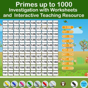Prime Numbers Search And Identify By Jeff S Notebooks TPT
