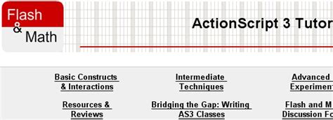 12 websites to help you learn flash actionscript webfx