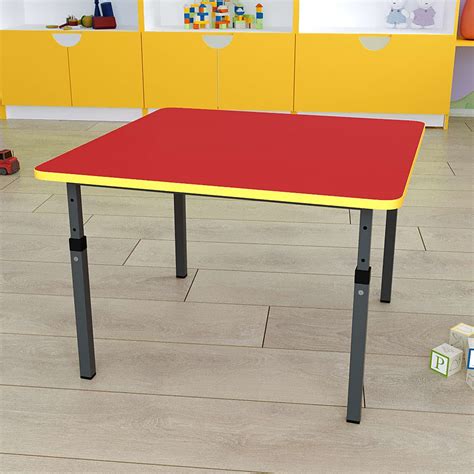 Купить Детский стол квадратный регулируемый 20×20 в 25×25