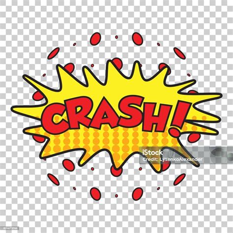 충돌 만화 음향 효과입니다 단어와 만화 만화 식 사운드 거품 음성 소리 벡터 일러스트 레이 션 Brand Name Online Messaging Platform에 대한 스톡