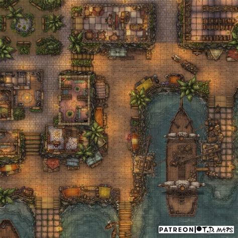 Oc Art Port Market Docks And Shops 40x40 Td Maps Rdnd