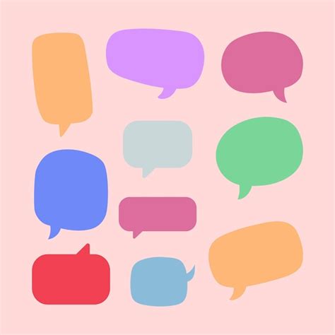 손으로 그린 통신 일러스트레이션 프리미엄 벡터