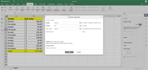 Funzione Sommase Nei Fogli Di Calcolo Excel Spiegazione