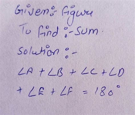 Solved 23 In The Diagram Find The Value Of ∠ A ∠ B ∠ C ∠ D ∠ E ∠ F