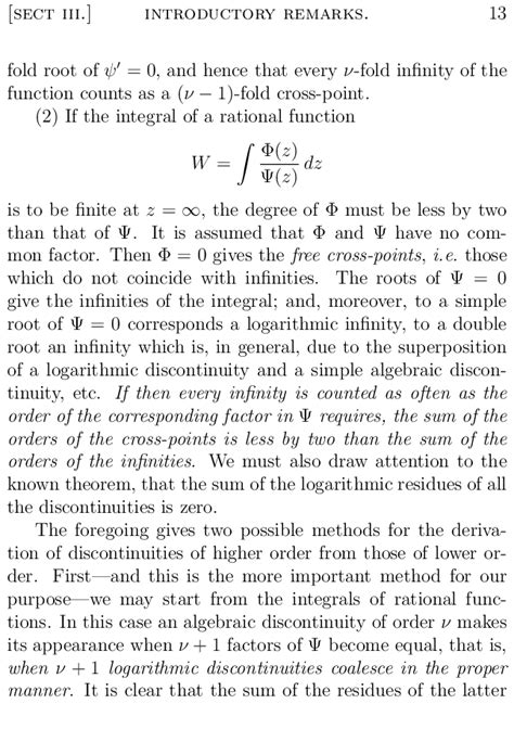 On Riemanns Theory Of Algebraic Functions And Their Integrals