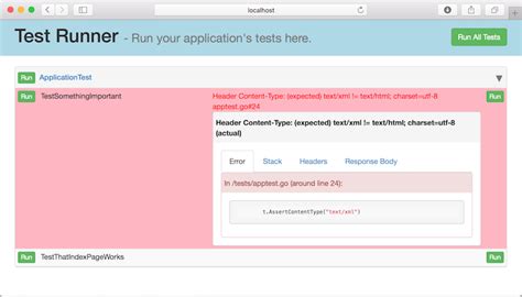 Testing Revel A Web Application Framework For Go