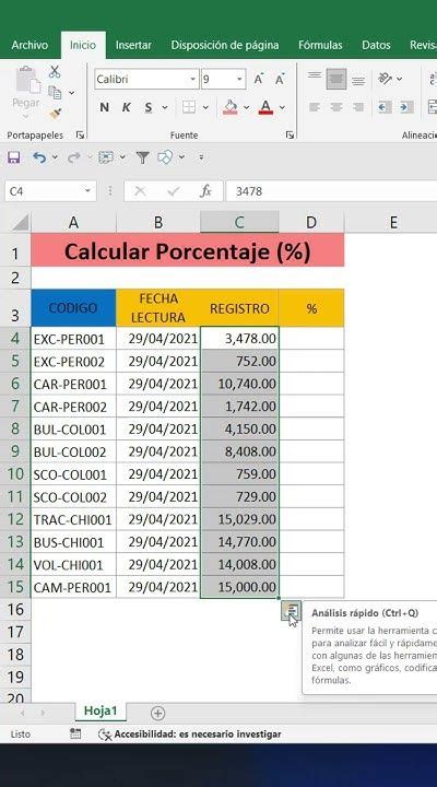 Calcular Porcentaje En Microsoft Excel Facil Microsoftexcel