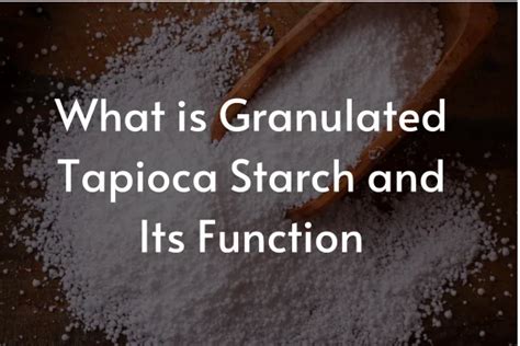 The Differences Between Tapioca Starch Vs Corn Starch Bsky