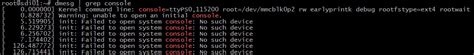 Stdout The Linux Boot Message In Dmesg Doesn T Output To Uart Unix Linux Stack Exchange