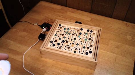 Arduino Controlled Labyrinth Marble Maze Game W Wii Nunchuck Youtube