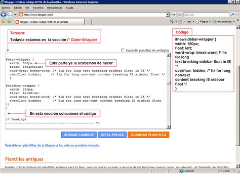 Ayudas Para Tu Blogger Agregar Columnas A Nuestro Blog