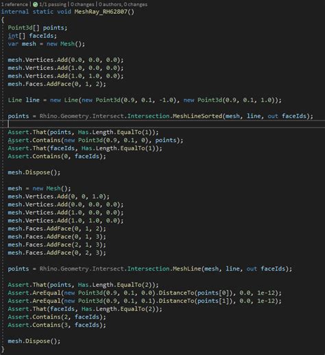 rhino geometrytersecttersection meshline broken scripting