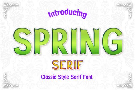 Download Spring Font For Free Font Style