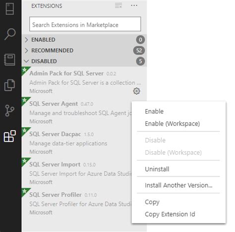 Add Extensions Azure Data Studio Microsoft Learn