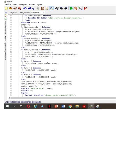 Ejercicio 01 DESARROLLO Principios De Algoritmos UTP Studocu