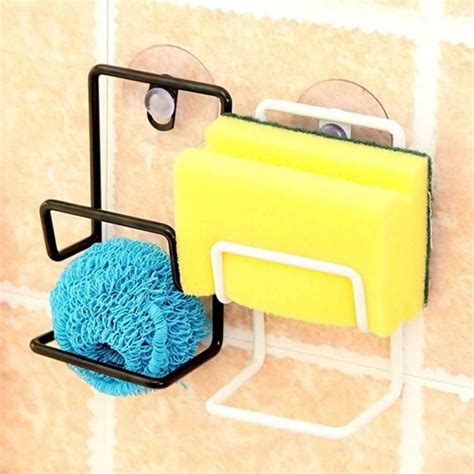 Поставка за мивка за кухненска гъба и телчета от стомана