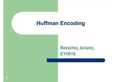 Huffman Encoding Pr Pdf