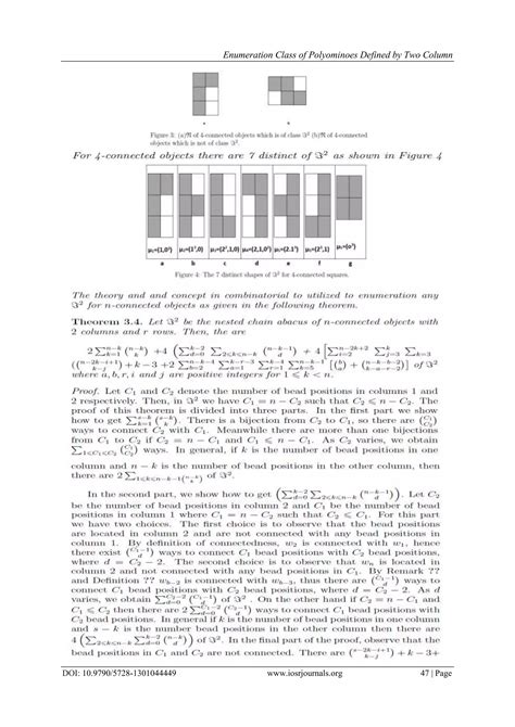 Enumeration Class Of Polyominoes Defined By Two Column Pdf