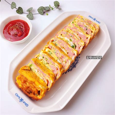 맛있는 햄 계란말이 만드는법 계란말이 만들기