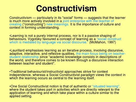 Constructivism In The Classroom