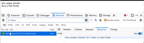 Python How To Return A Response With A Line Break Using FastAPI Stack Overflow