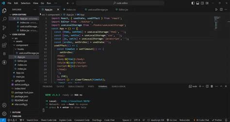 Launched My Custom Code Editor For Html Css And Javascript Vishnu
