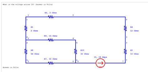 solved what is the voltage across current source i6