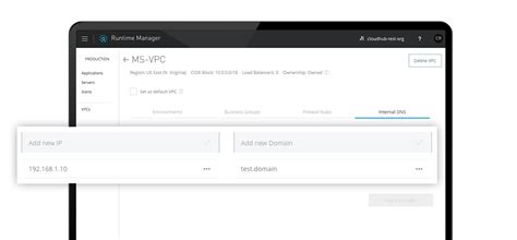 Anypoint VPC Virtual Private Cloud MuleSoft