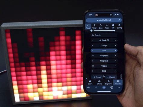 WLED Configuration 16x16 NeoPixel Matrix Square Pixel Display Adafruit Learning System