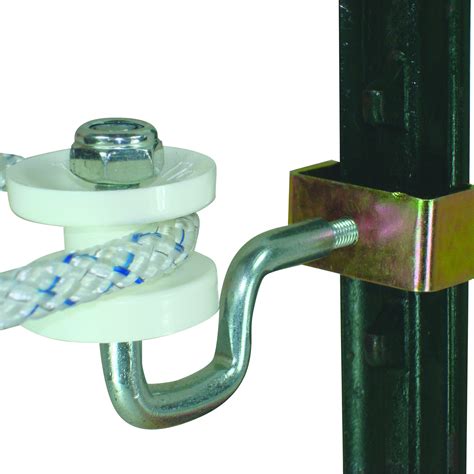 T Post Corner Insulator Polyrope White Field Guardian