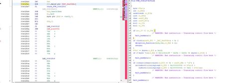 Disassemble A Small Segment Of A 32 Bit Binary To 64 Bitness Due To