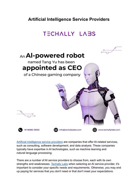 Ppt Artificial Intelligence Service Providers Powerpoint Presentation Id 11890060