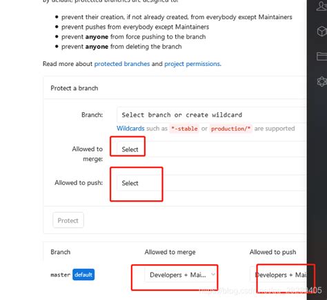 gitlab master 用户分配权限 git分配用户权限 csdn博客