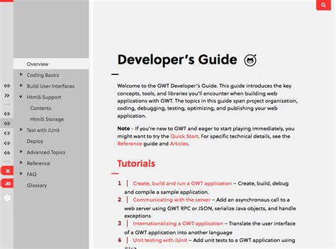 Gwt Project Website Fonts In Use