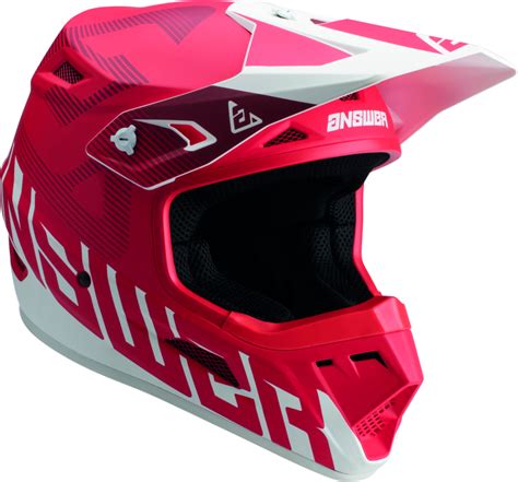 Answer Ar1 V2 Bold Helmet Redwhite Large