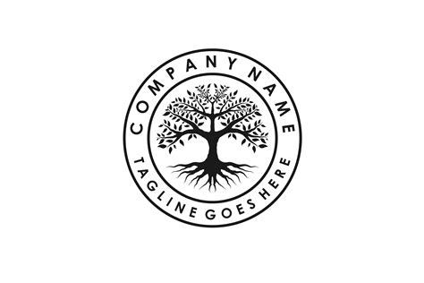 Tree Of Life Emblem Oak Banyan Logo Graphic By Weasley Creative Fabrica
