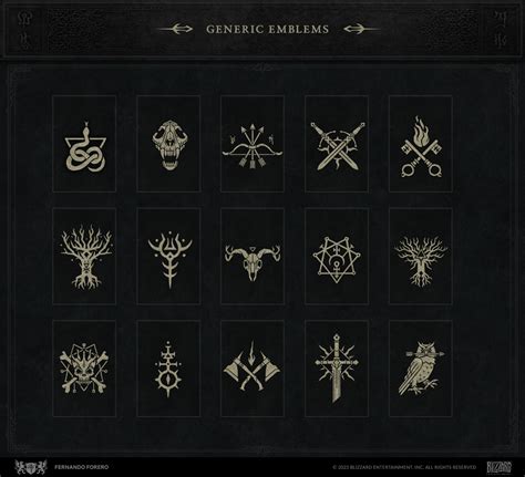 Diablo Iv Iconography And Graphics Behance