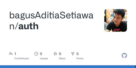 Github Bagusaditiasetiawanauth