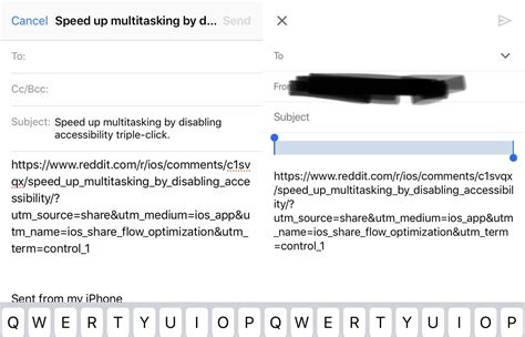 Ios How To Set Uiactivityviewcontroller Gmail Share Subject Different