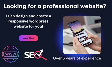 design and create a modern wordpress website by dbprods fiverr