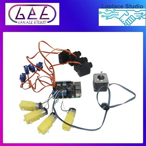 라즈베리 파이 센서 보드모터 드라이버 보드 2b3b3b 4zero 센서 Io 확장 보드 Adcpwm Gpio I2c 제어 보드 포함 하이테크 장난감