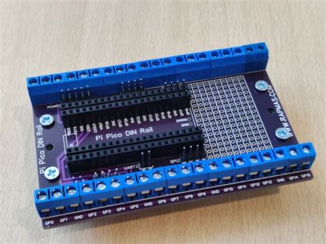 Raspberry Pi Pico Din Rail Adapter Rapmas